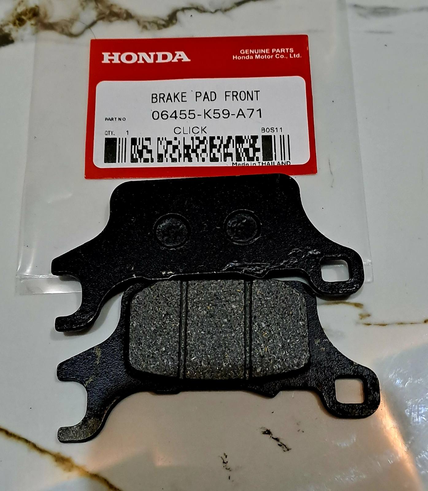 Honda BRAKE PAD for HONDA CLICK V2 - Made in Thailand | Shopee Philippines