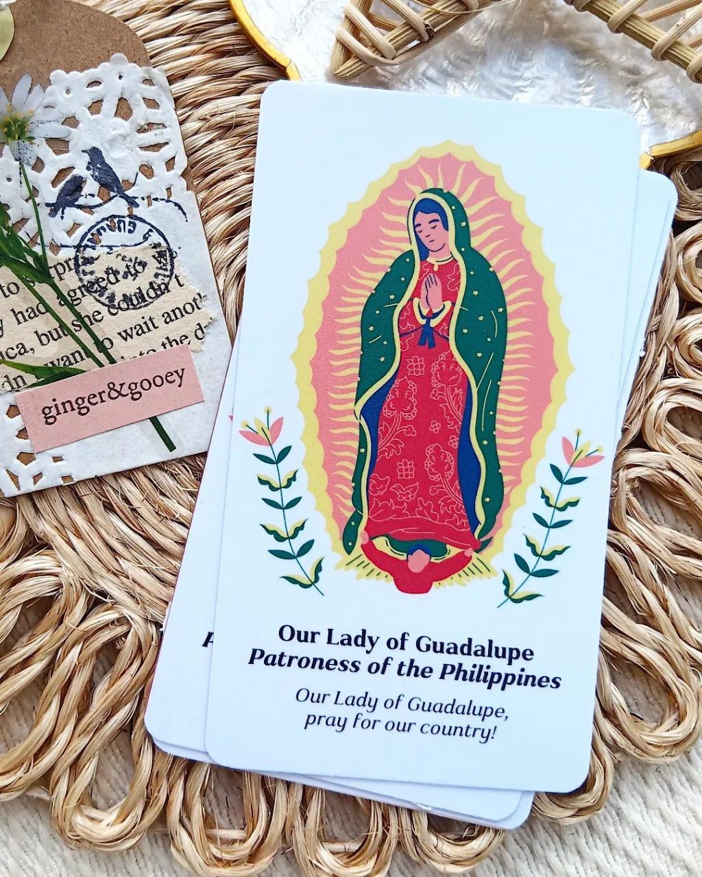 Our Lady of Guadalupe prayer card • stampita | Shopee Philippines