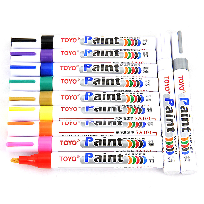 Paint pens Motorcycle Marker Pen Car Type paint good marker Waterproof ...