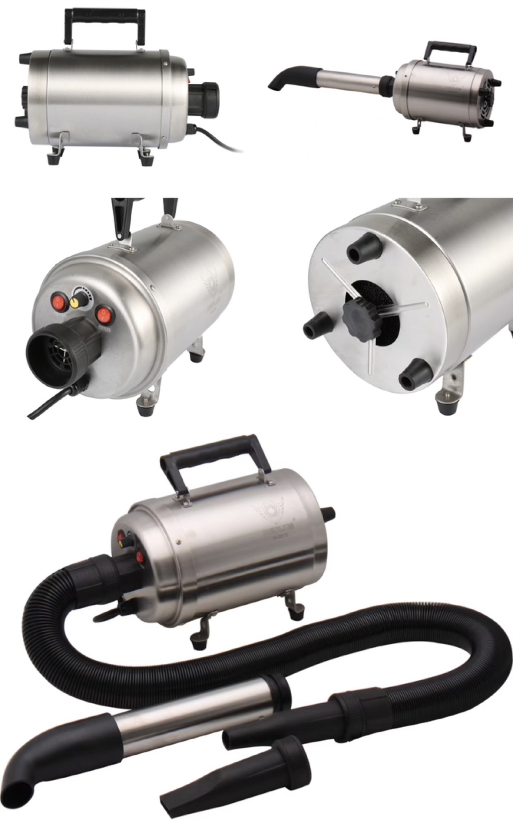 Aeolus Super Cyclone Pet Dryer – TD-901ST Stainless Blower for Dogs ...