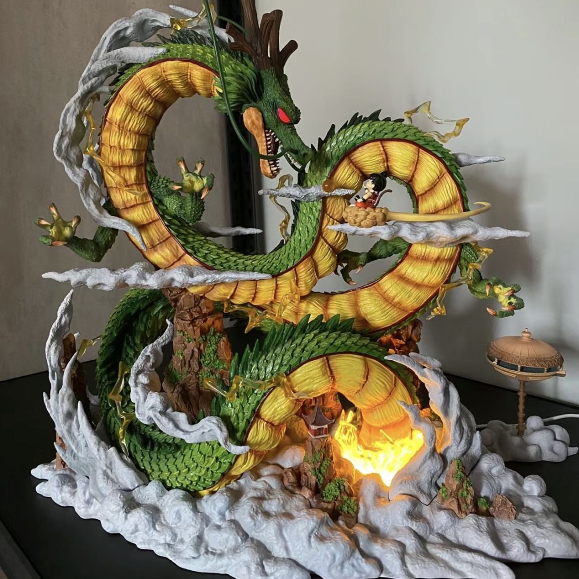 22cm DRAGON BALL Shenron Son Goku Cosplay Saiyan Action Figure Q ...