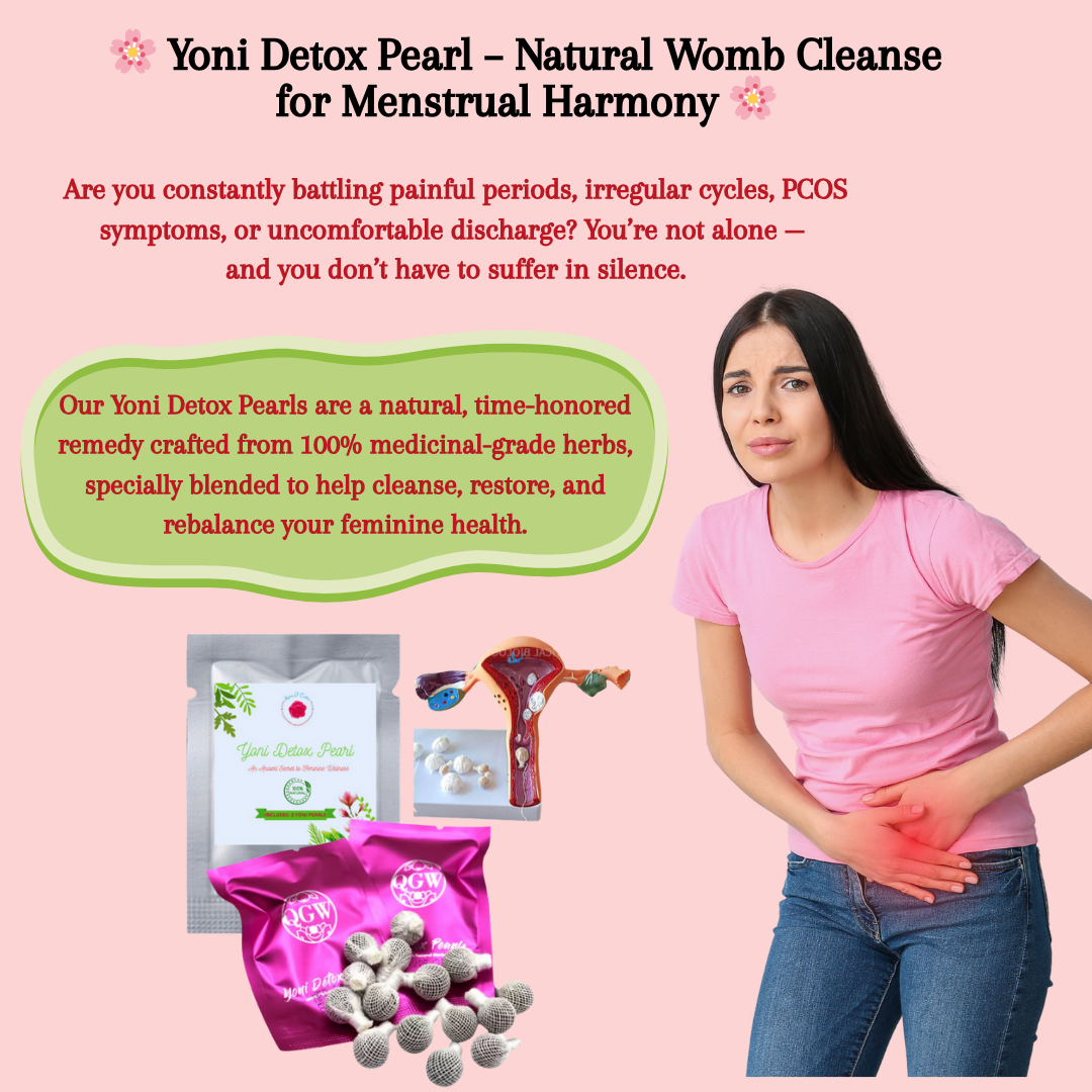 Yoni Detox Pearl – Pamparegla Herbal for Irregular Periods, Hormonal ...