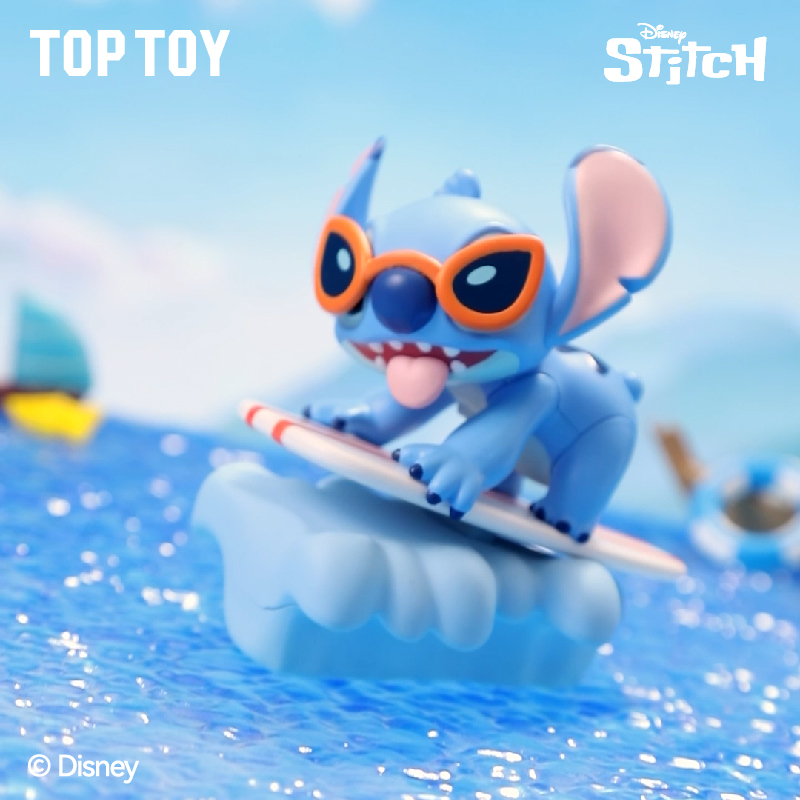 TOP TOY Disney Stitch Cute Action Series Figures Blind Box Action ...