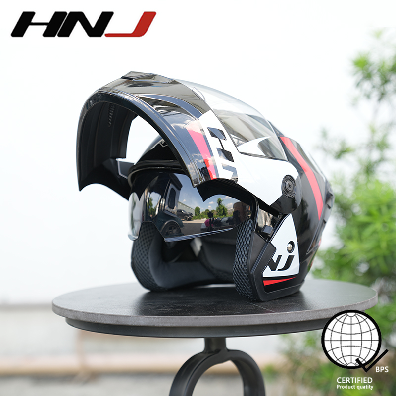 HNJ A630 Modular Motorcycle Helmet Full Face Dual Visor Men's for women ...