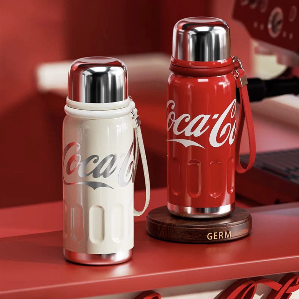 GERM X Coca-Cola B86 Thermos Cup Double Wall Hot & Cold 316 Grade Stainless Steel Tumbler 800ML ...