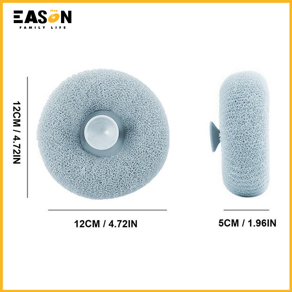 3D Bath Ball with Suction Cup Rich Foaming Bo dy Scrubber Shower ...