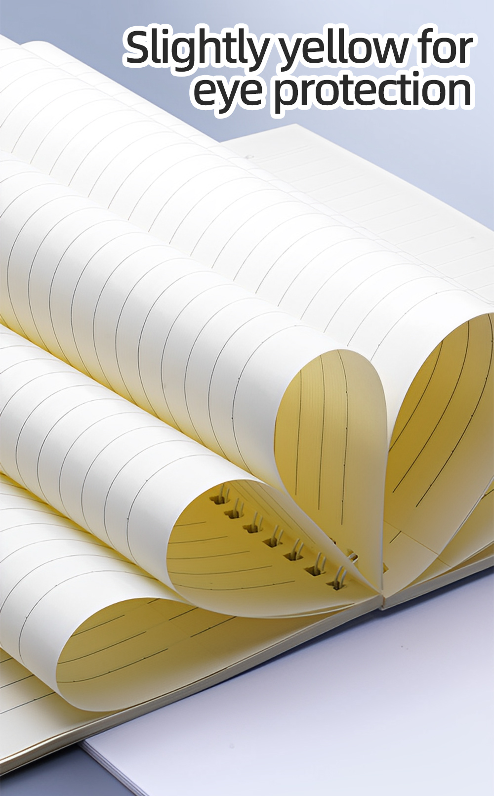 4Pcs A5 60Sheets Double Coil Design Notebook Simple Art Style Spiral ...