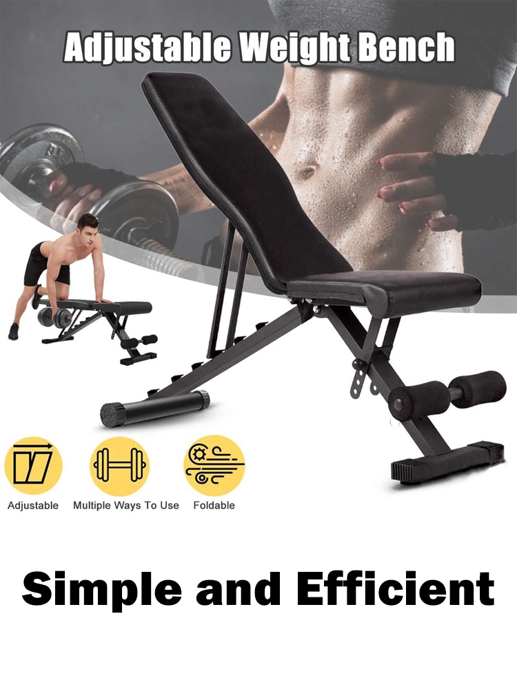 Dumbbell Bench Sit-up Folding Fitness Chair Multi-functional Fitness ...