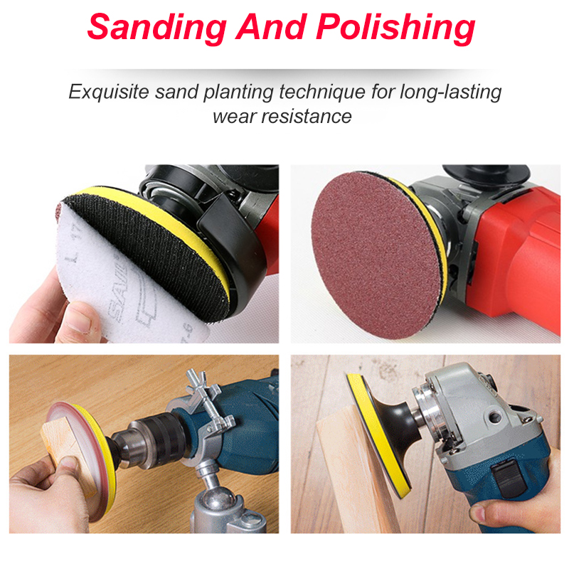 C&K Velcro Sanding Disc 50pcs 4 inch Grinding Disc 100mm Sandpaper ...
