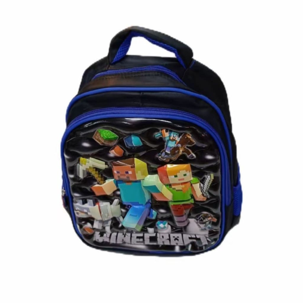 Minecraft School Backpack Bags for Boys Kids - 14 Inches, Double ...