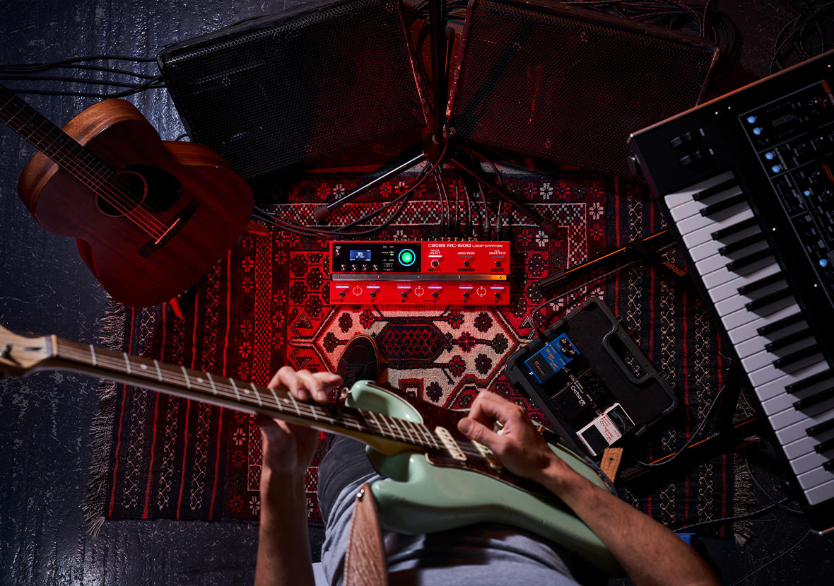 BOSS RC-600 Loop Station Looper Sequencer Electric Guitar Effect Pedal ...