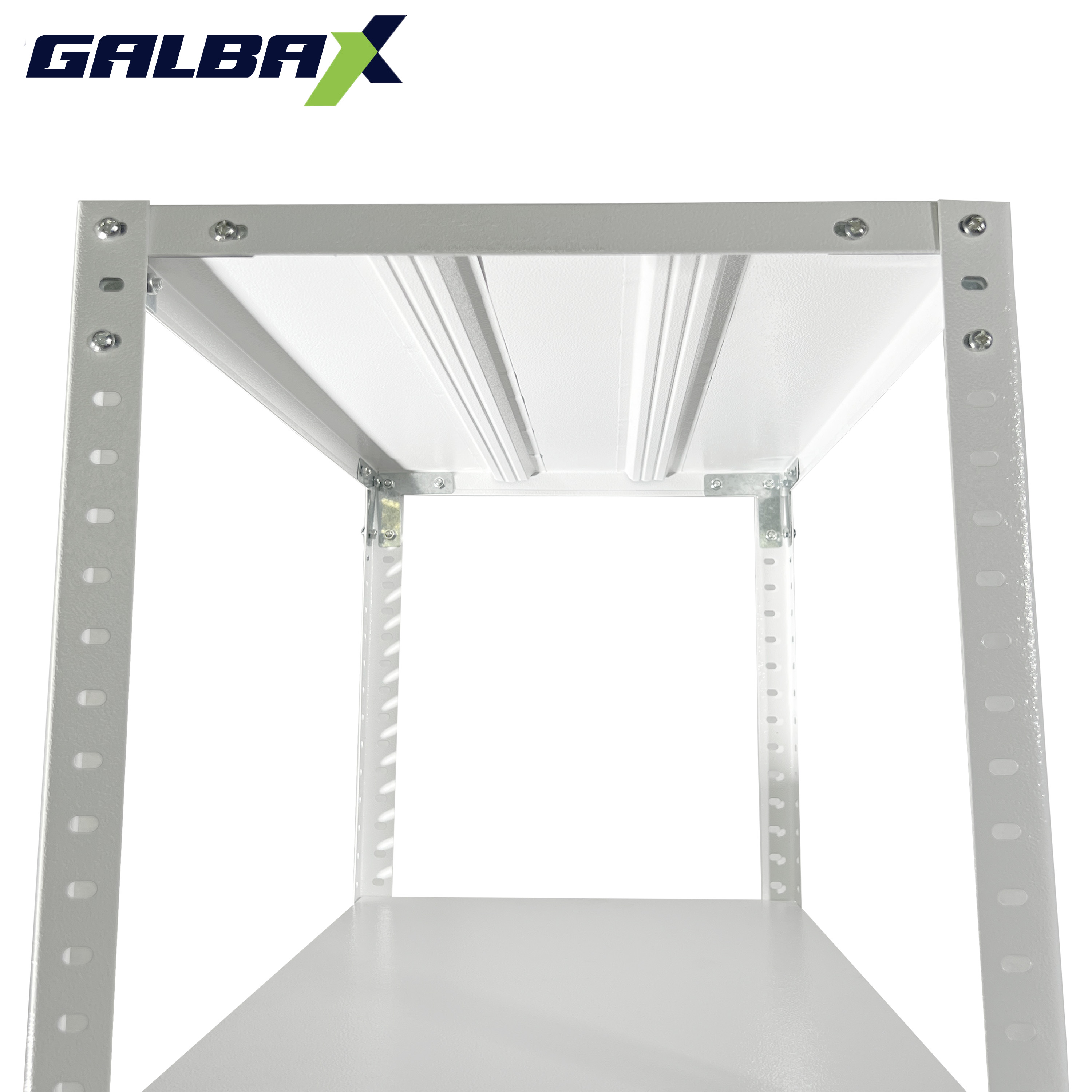 GBX All-Metal Storage Shelves 3/4/5 Layers Adjustable Steel Rack White ...