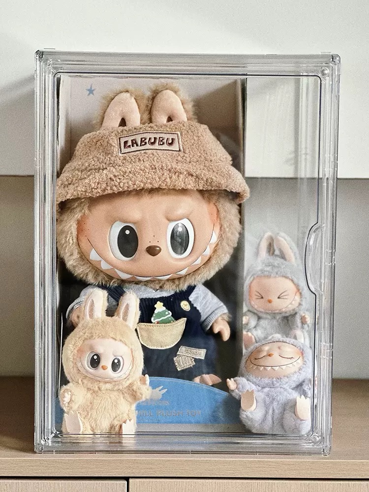 Labubu Acrylic Display Case Boxes Transparent Display Box Labubu ...
