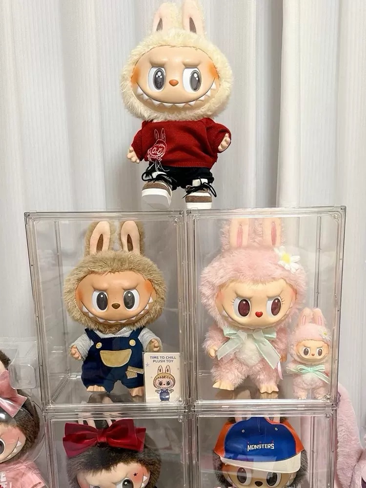Labubu Acrylic Display Case Boxes Transparent Display Box Labubu ...