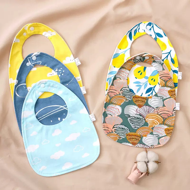 CICI Baby Cute Bibs Drool Pad Saliva Towel Burp Feeding Newborn ...