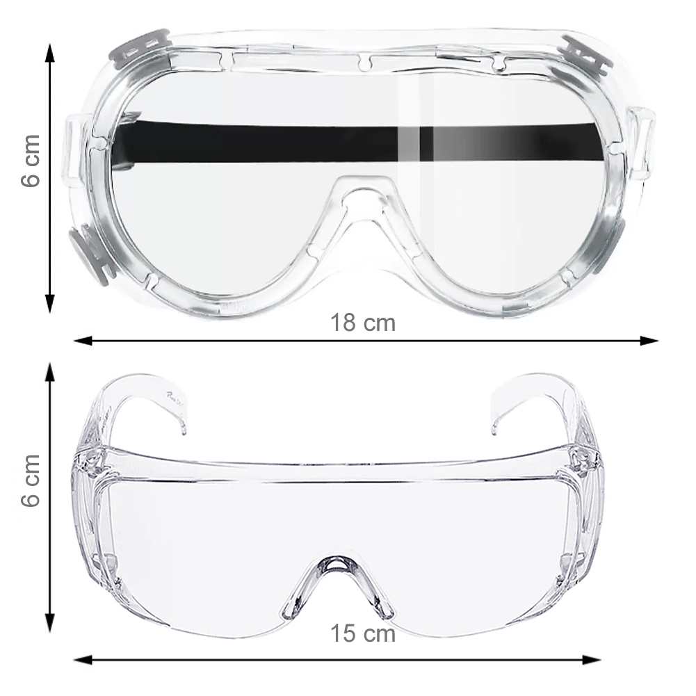 Protective transparent glasses dust-proof sand wind impact resistant ...