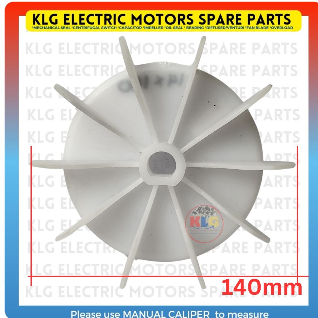 Water pump Fan blade HALFMOON 14MM X 140od CFB13 | Shopee Philippines