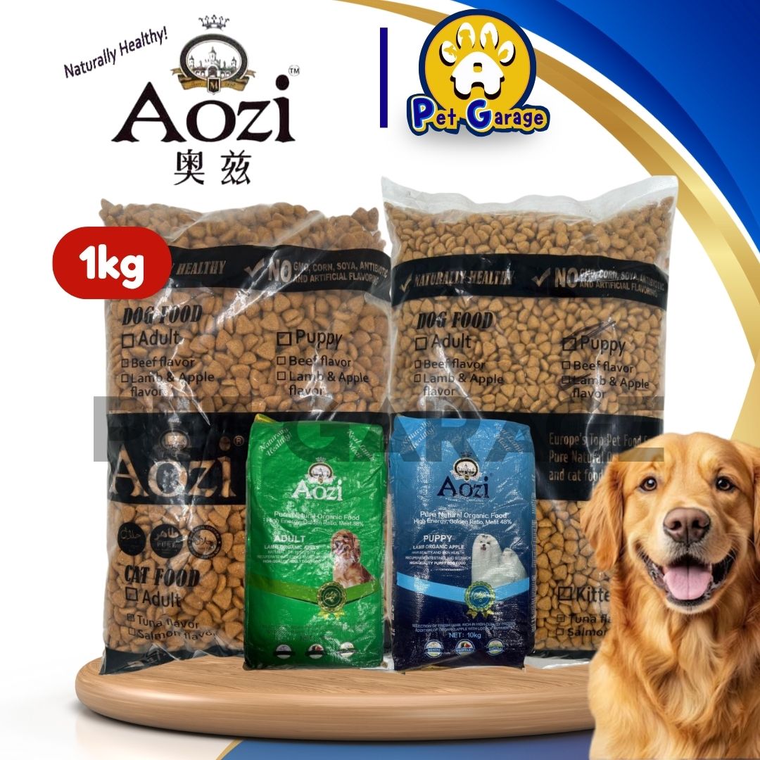 1kg Aozi Pure Natural Organic Lamb Apple Dog Dry Food All Stages Adult ...