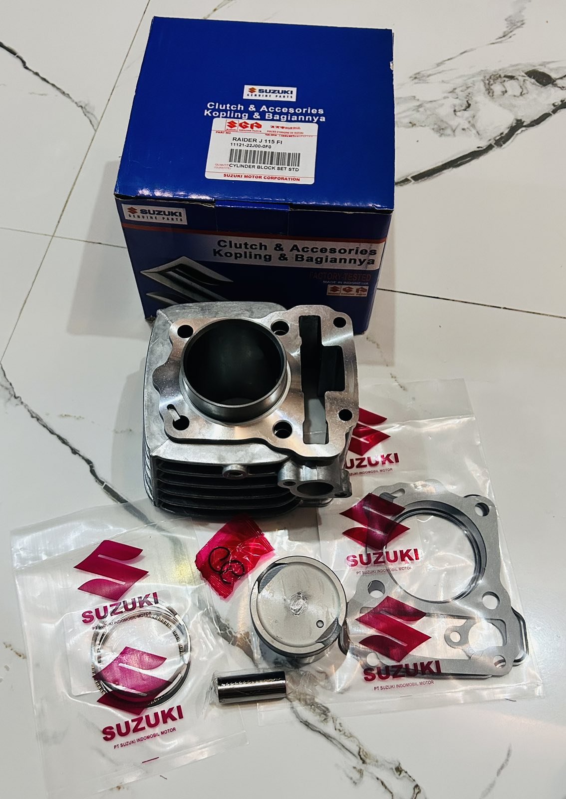 SUZUKI RAIDER J 115 FI SHOOTER 115 FI STD CYLINDER BLOCK SET INDONESIA ...