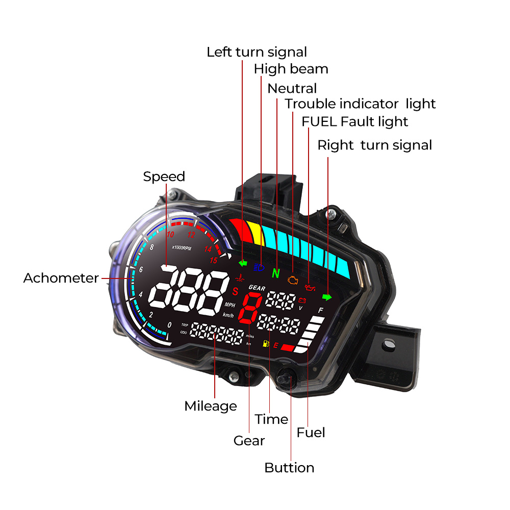 Digital Meter Speedometer Plug and Play For YAMAHA SNIPER 150 V1 ...