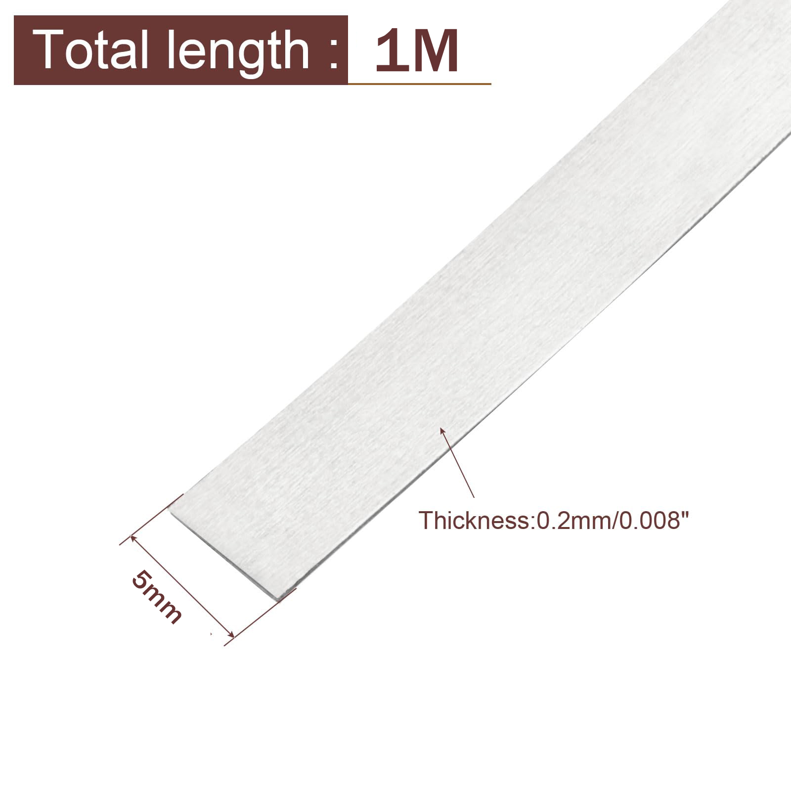 1M Nichrome Heating Element Wire 5mm Flat Heater For Sealing Machine ...