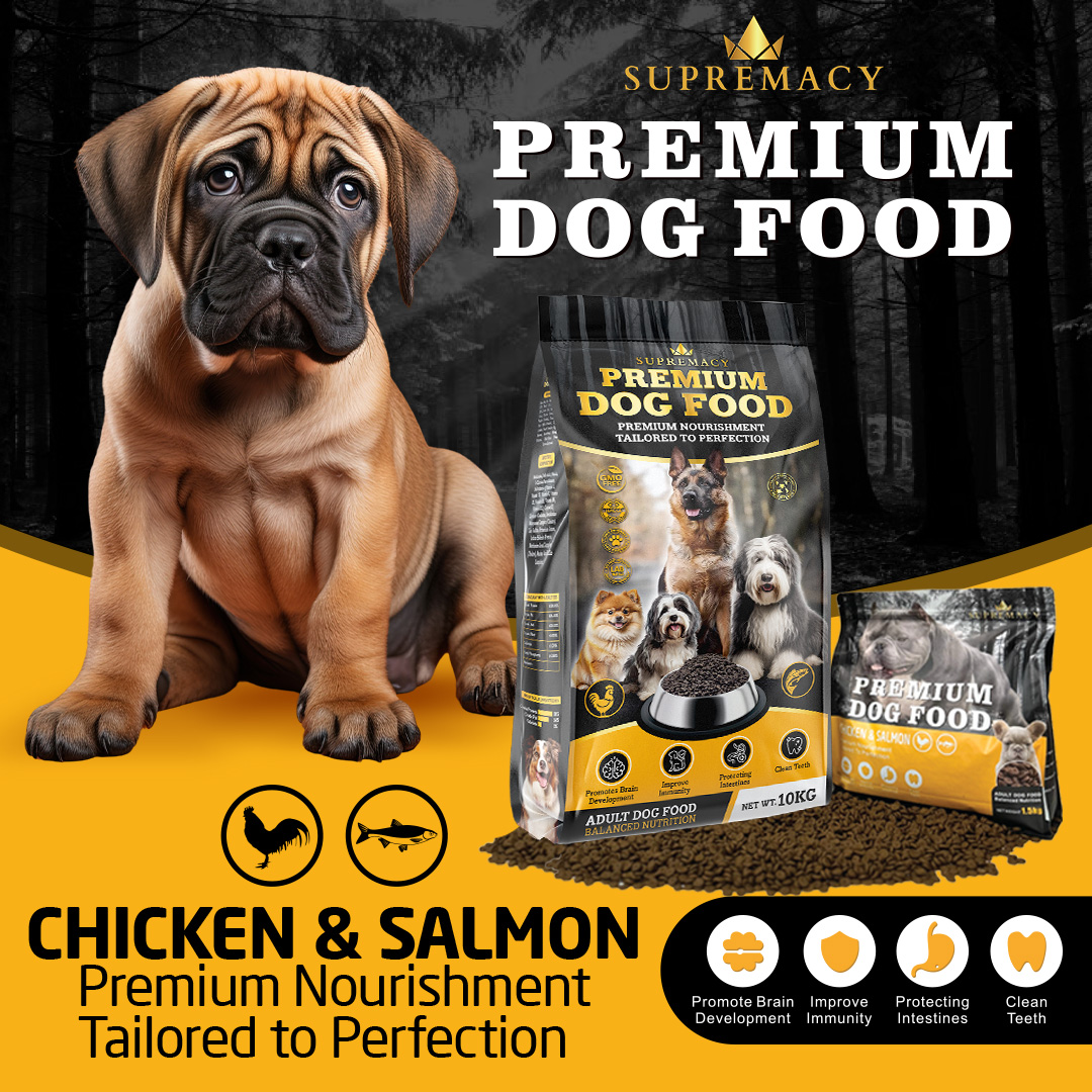 Supremacy Premium Dog Food 10KG Chicken Salmon Low Salt Picky Eater ...