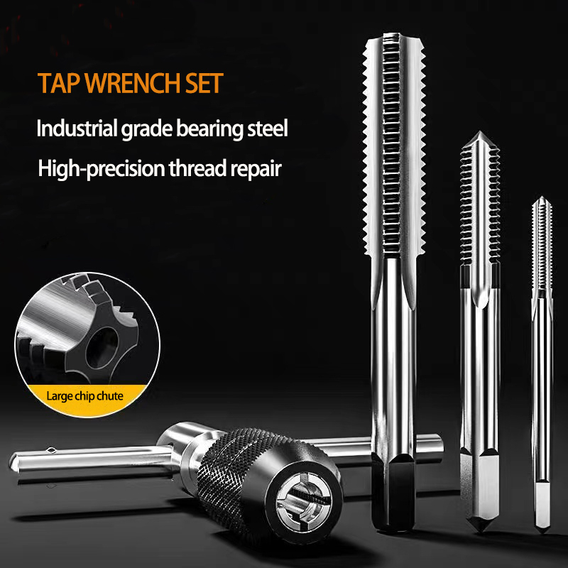 6pcs T-type Metal Hand Tools Screw Thread Tap Wrench M6/M7/M8/M10/M12 ...