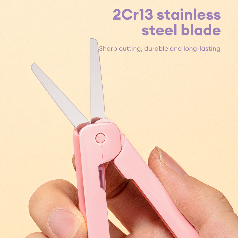 Deli 6072 Portable Scissors 2Cr13 Stainless Steel Blade | Shopee Philippines