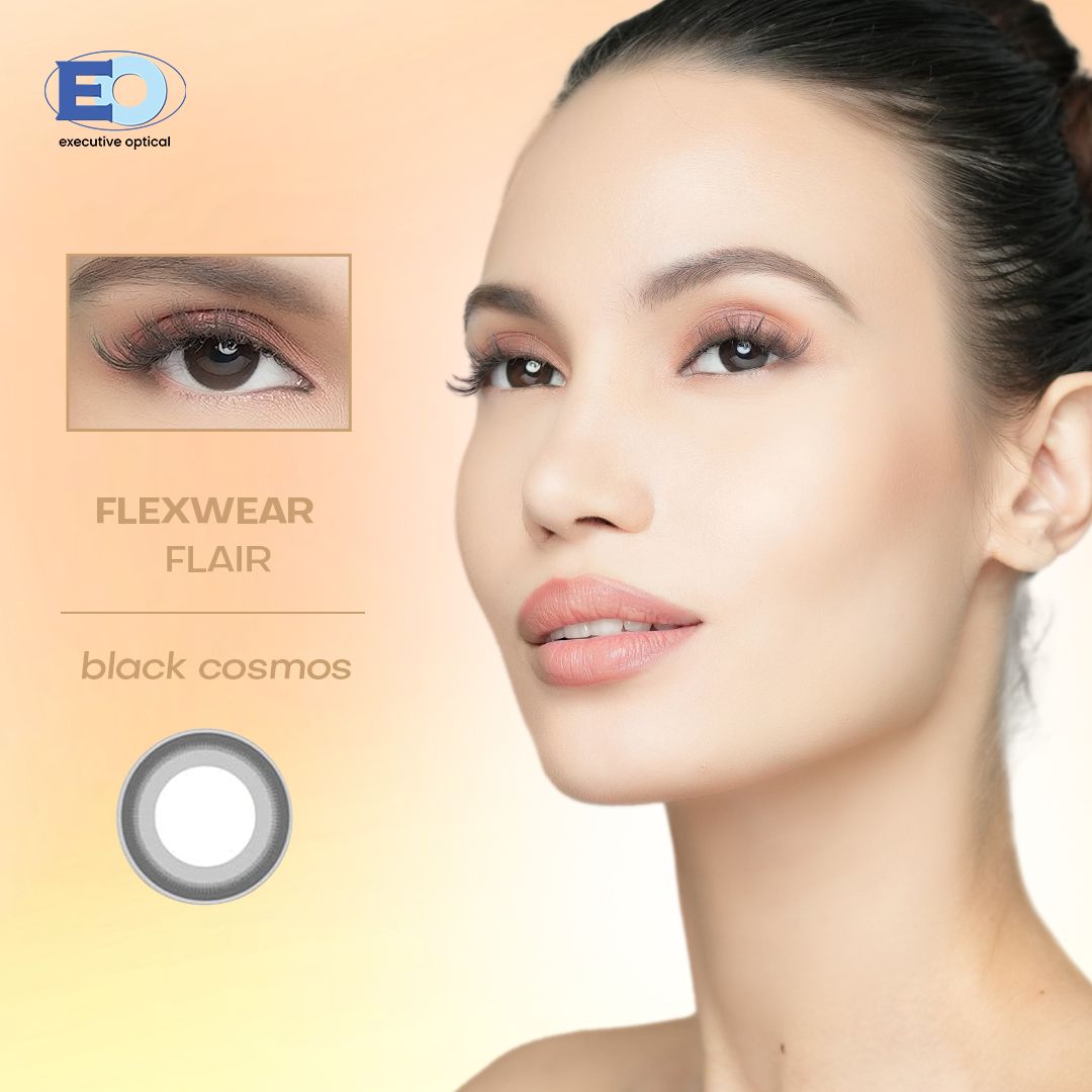 EO Flair Black Cosmos | Graded Black Contact Lenses (1 month) | Shopee ...