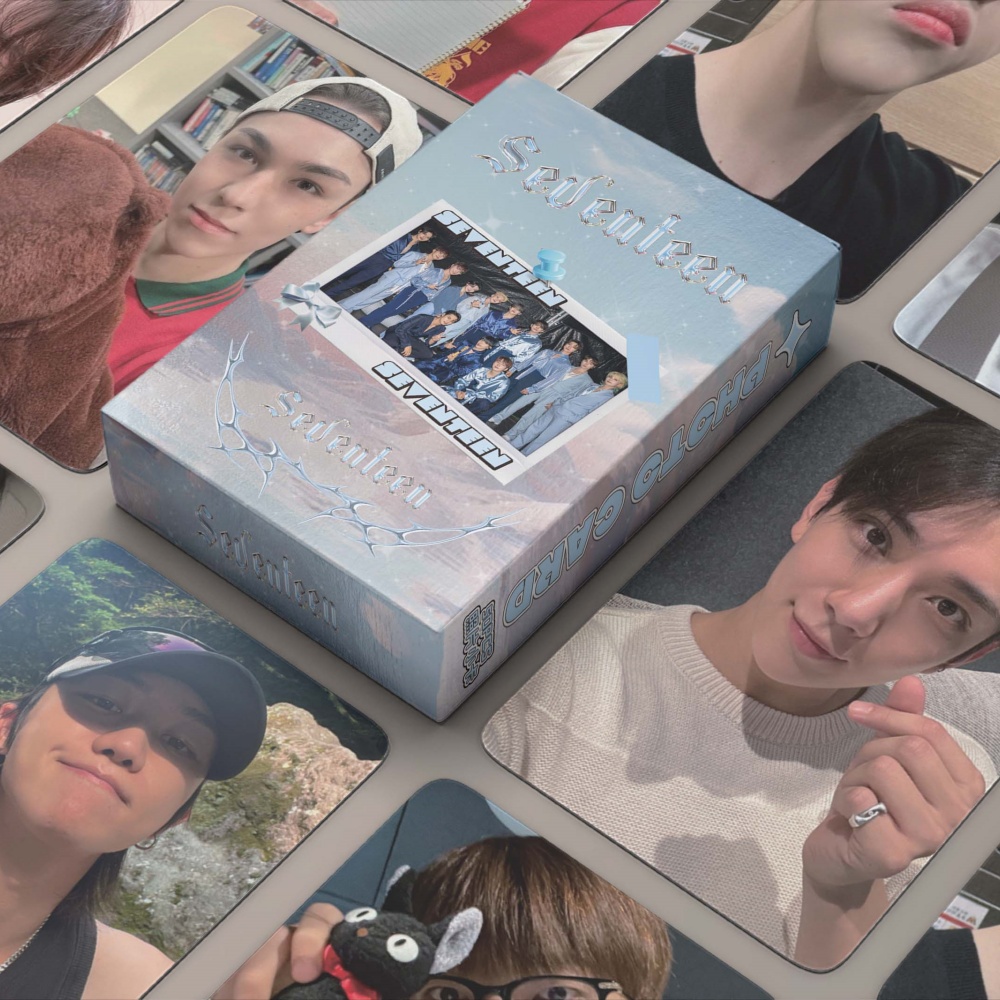 55pcs/box Seventeen Postcards SPILL LOVE MONEY FAME Seventeen LOMO Card ...
