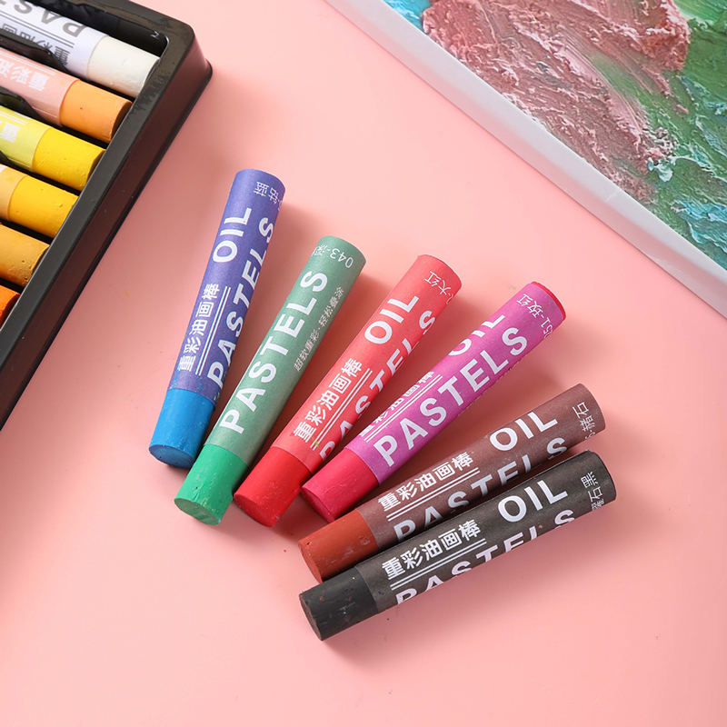 12/48 Colors Oil Pastel for Artist Student Graffiti Soft Pastel ...