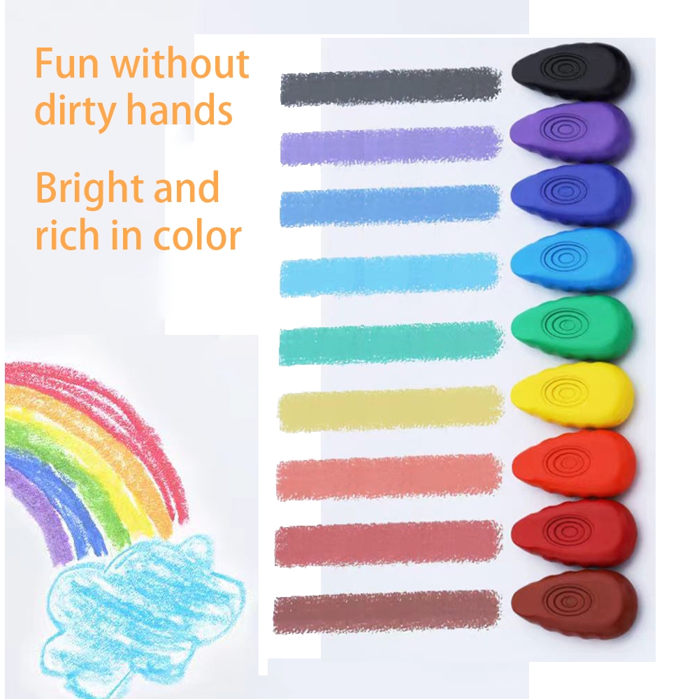 12/24Pcs Colors Watercolor Crayons Safe Non-toxic Washable Drawing Pen ...