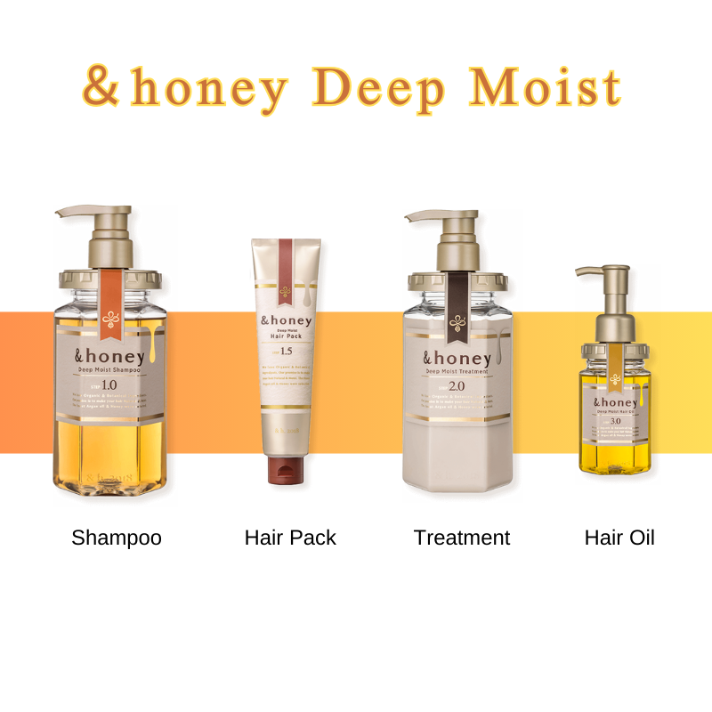 &Honey, Deep Moist, Melty, Shampoo / Hair Pack / Treatment / Hair Oil | Shopee Philippines