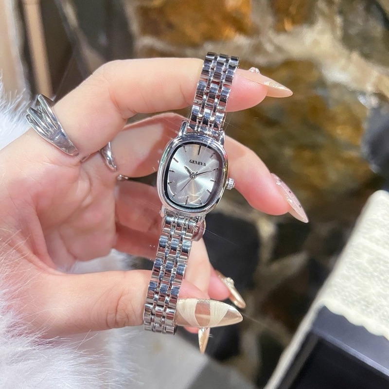Relo Geneva Women Quartz Watch Luxury Oval Tonneau Shaped Vintage ...