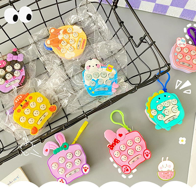 Mini Pop It Machine Game Electric Quick Push Game Educational Toys ...