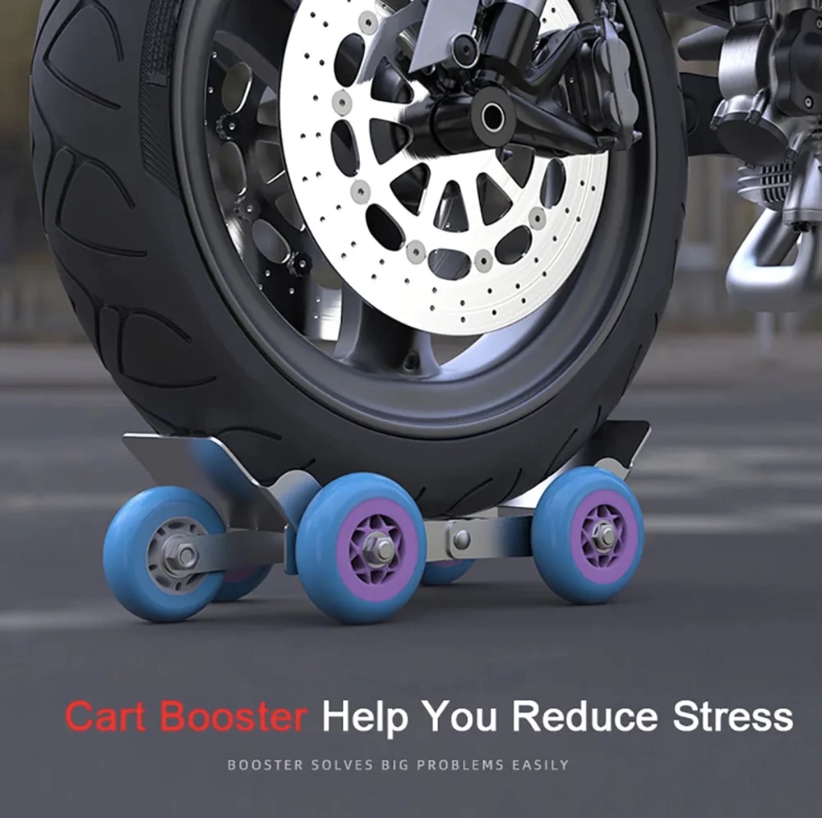 E Bike Flat Tire Booster Trailer Flat Tire Wheel Puller Roadside self ...