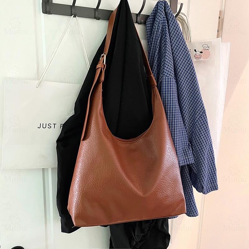 Mumu 3062 Women Soft Leather Shoulder Bag Large Crossbody Office ...