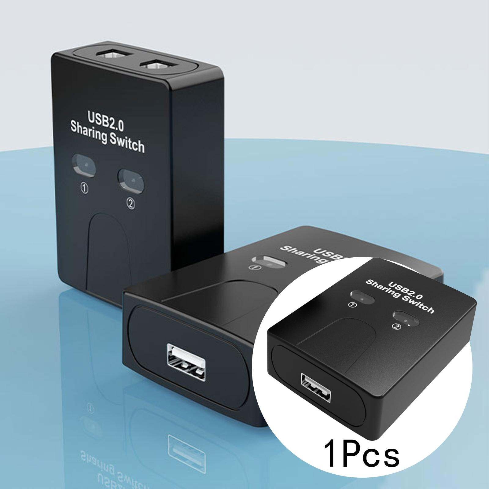 USB Print Sharer Switch 2 In 1 Out USB Auto Printer Sharer Splitter For ...