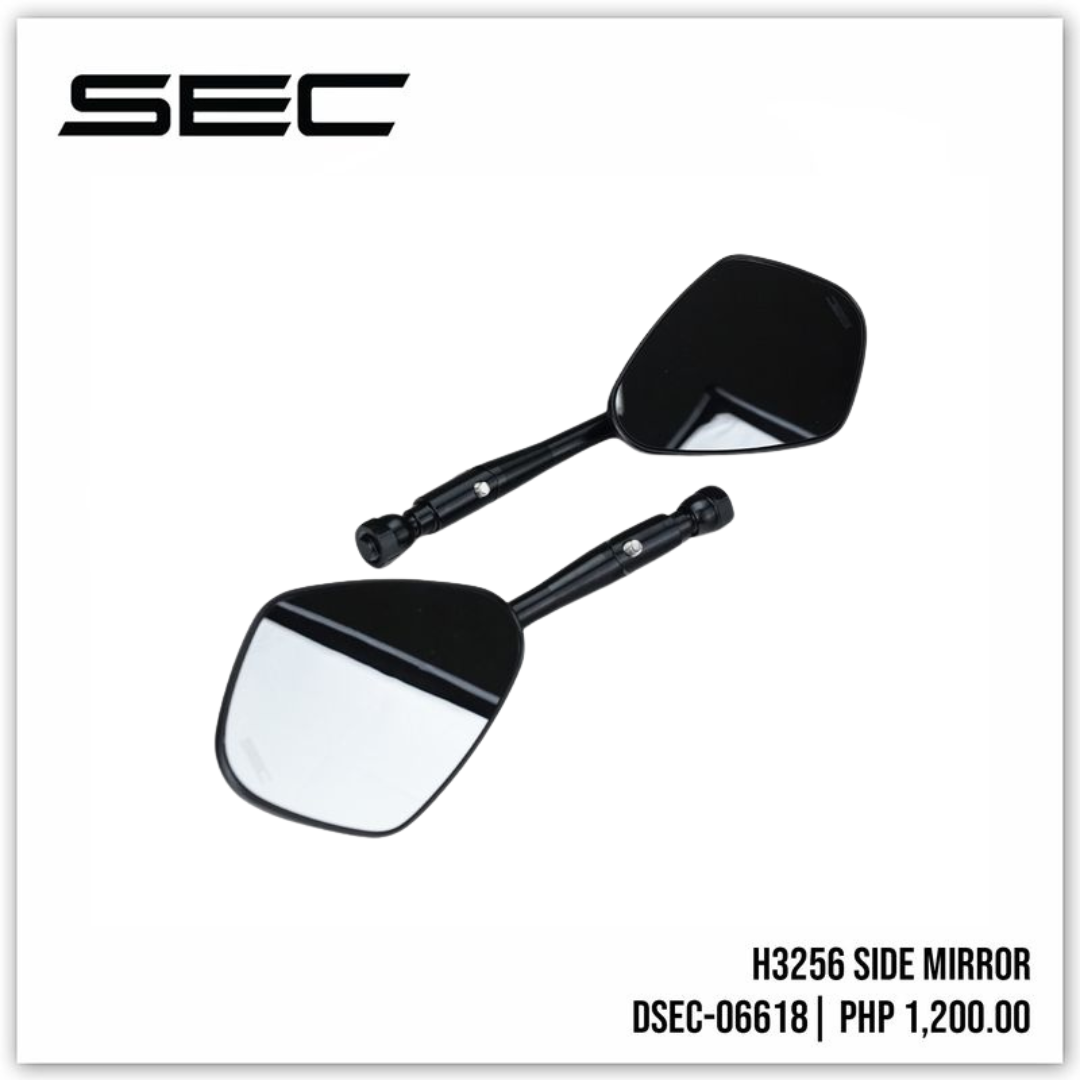 SEC Side Mirror for Motorcycle H3256 (DSEC-06618) | Shopee Philippines