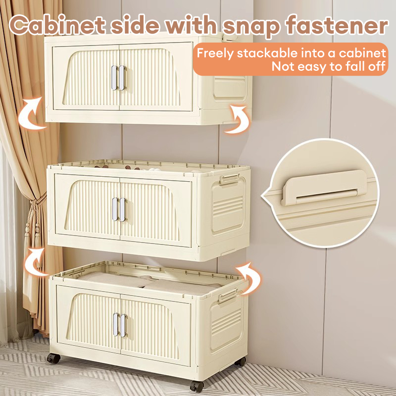 MUJU Foldable Storage Cabinet For Clothes Storage Durabox With Magnetic ...