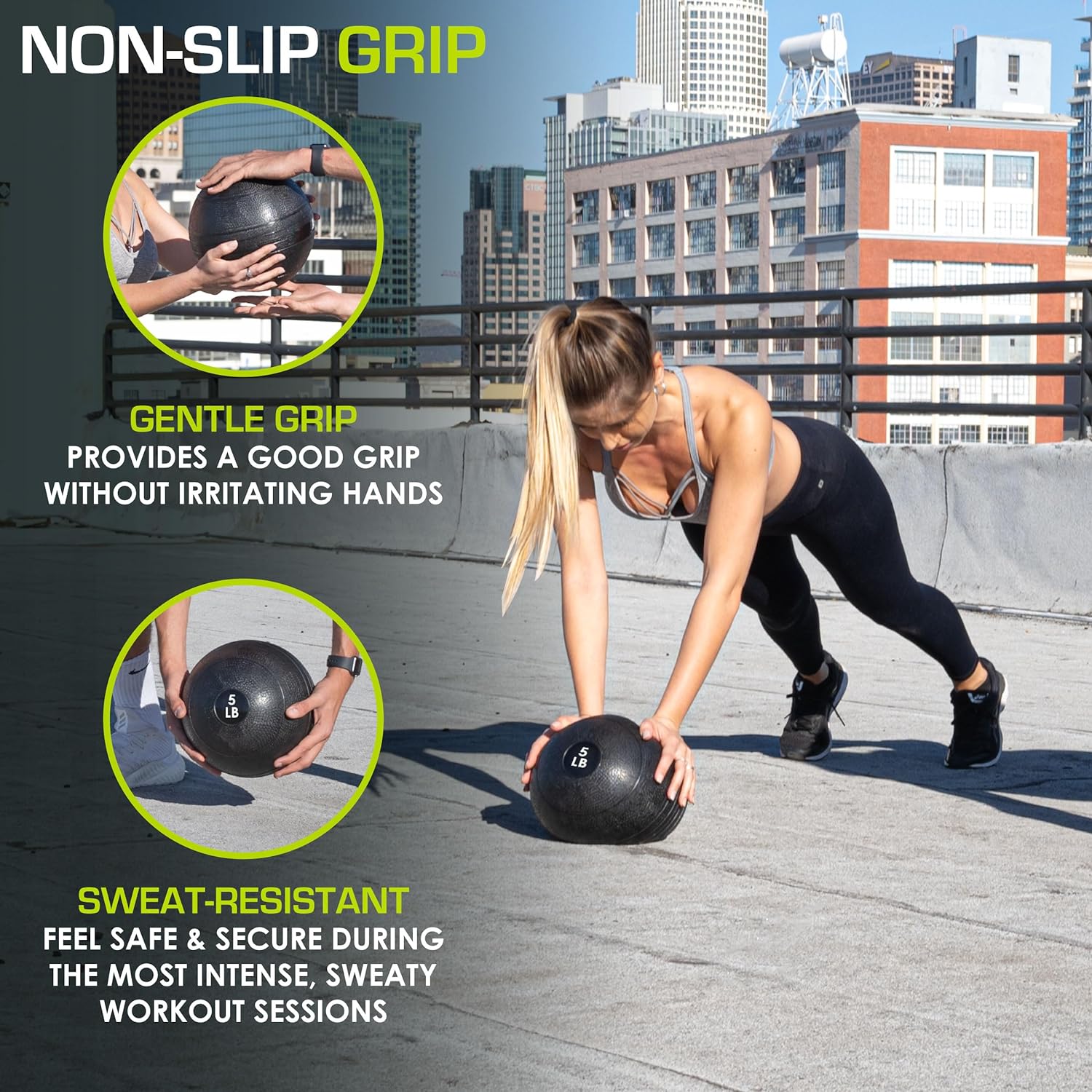 Dumbbell dumbbell set Slam Ball 4/5/8/10/12/15/20/25LBS Slam Ball ...