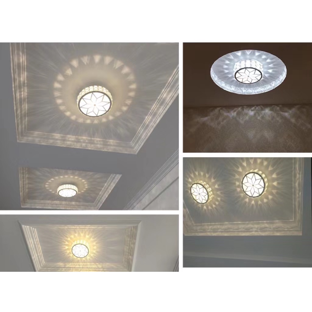 Tri Color Ceiling Light Corridor Light LED Porch Aisle Light Dimming ...