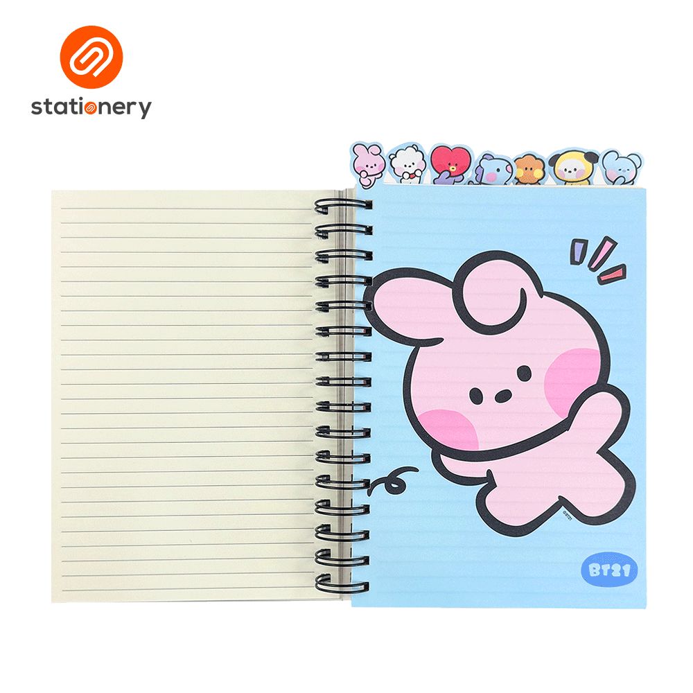 BT21 Minini PP Cover Subject Spiral Notebook with Pen | Shopee Philippines