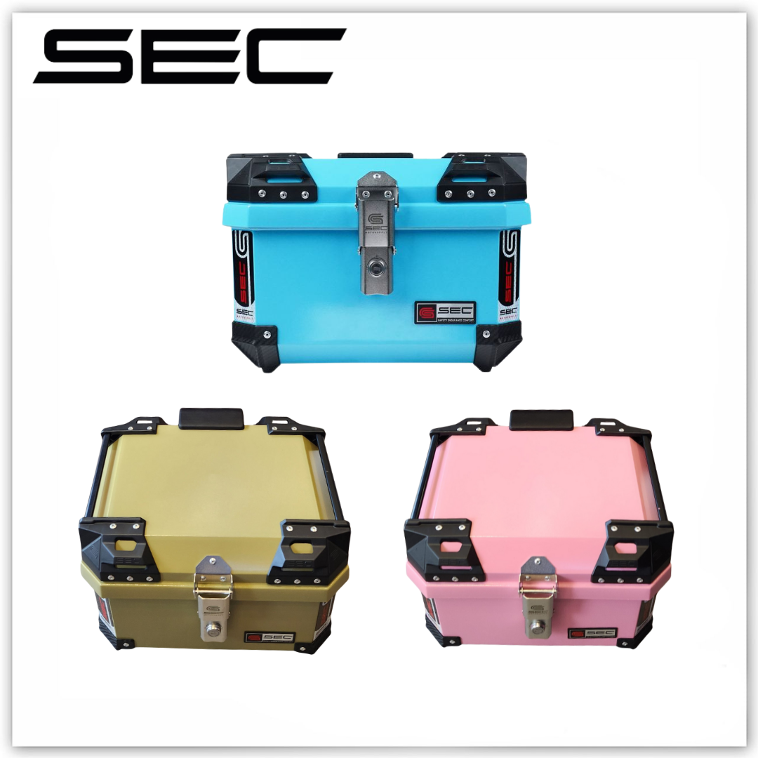 Sec Topbox 36 Liters Top Box for Motorcycle Top Box - SECure (Strong Plastic) (DSEC-06267 ...