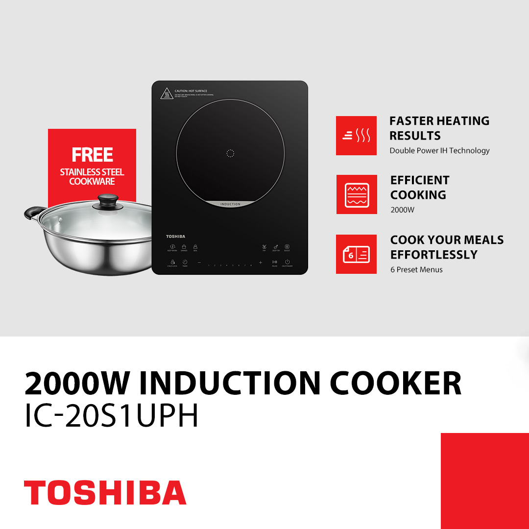 Toshiba 2000W Induction Cooker | Shopee Philippines