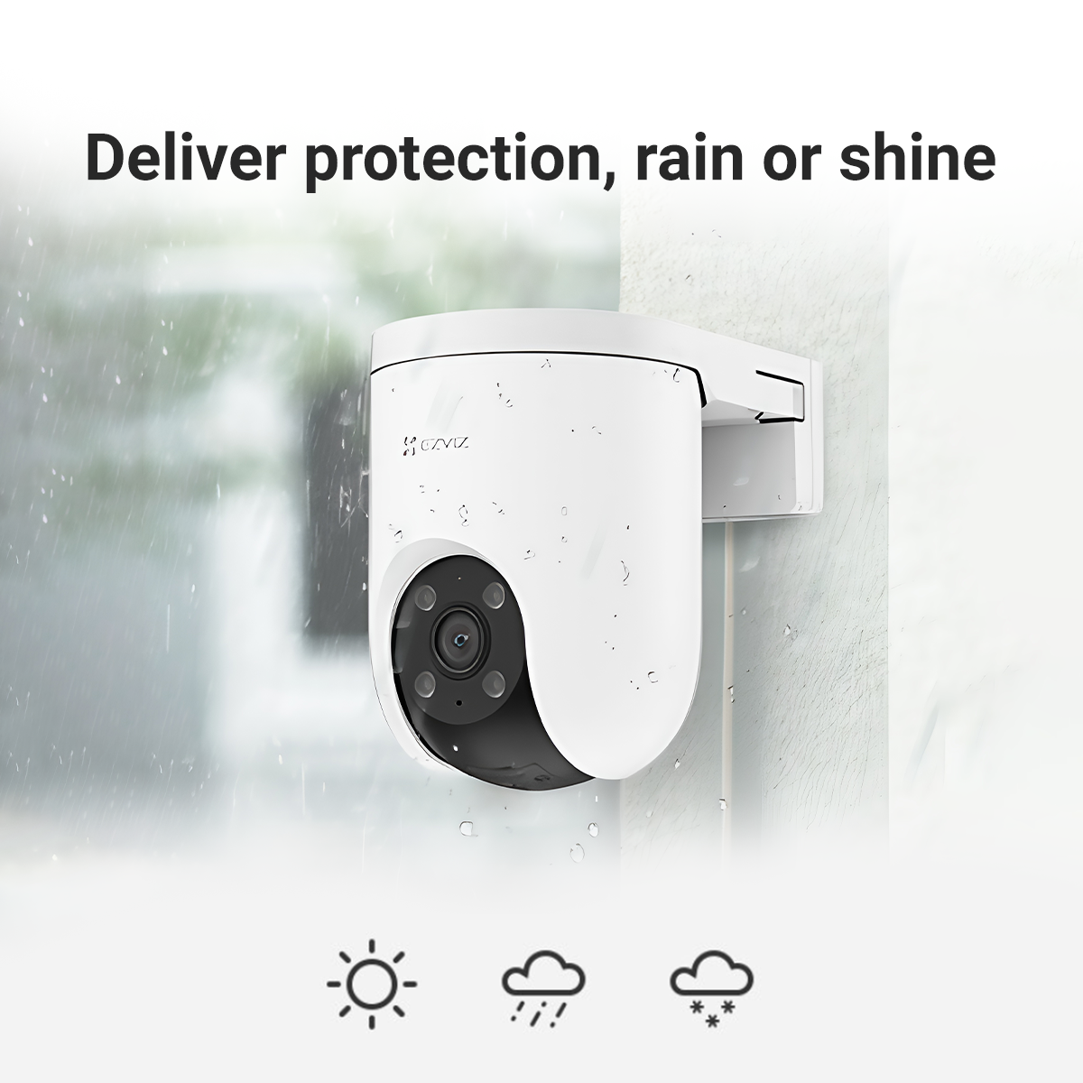 EZVIZ H8c Pro 2K/3MP wireless WiFi Outdoor CCTV Camera waterproof IP Camera with audio | Shopee ...
