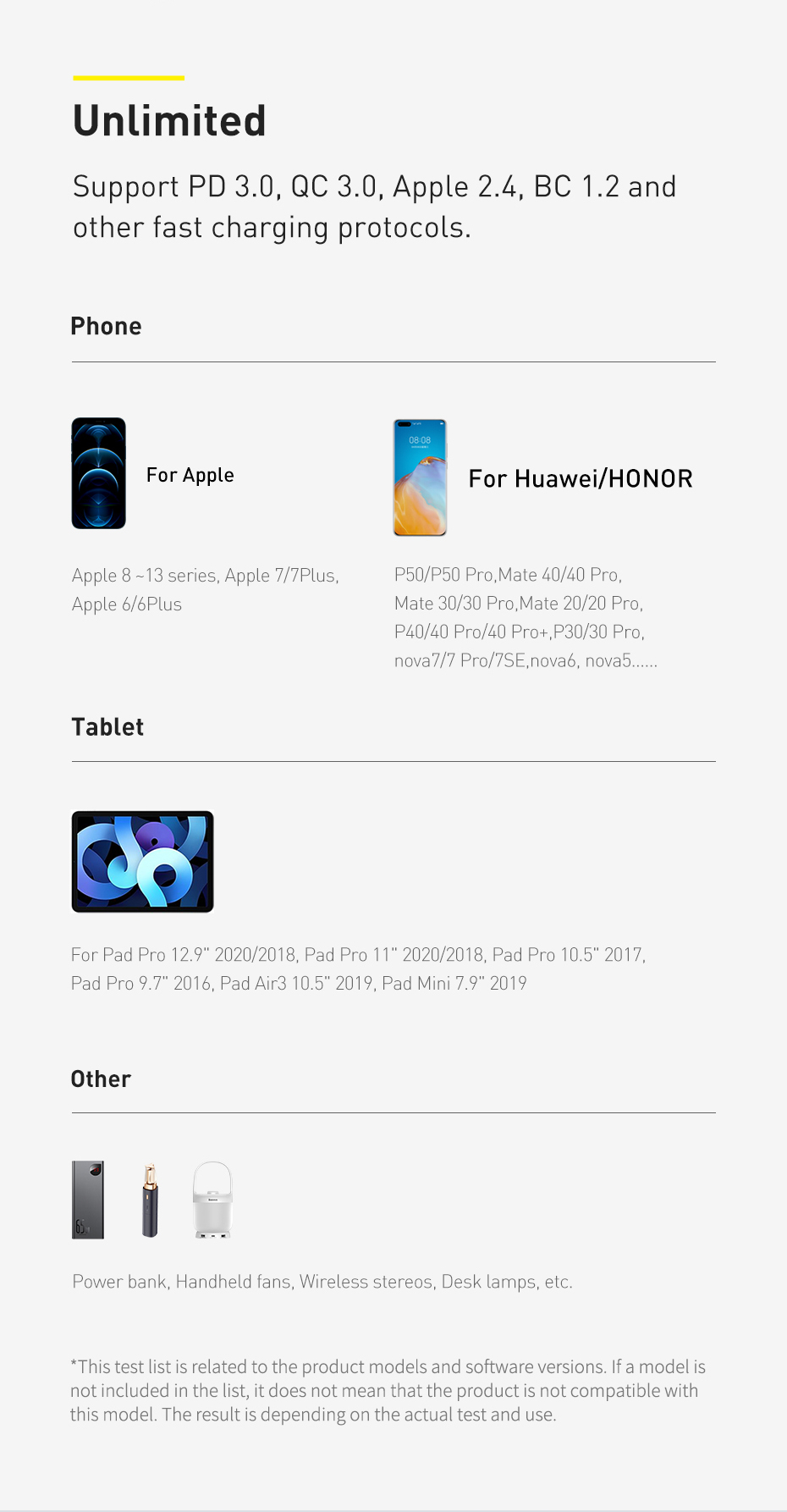 Baseus 20W U+C Quick Charger Support PD3.0 QC3.0 USB Type-c Charger for Tablet Huawei Mate 20 ...