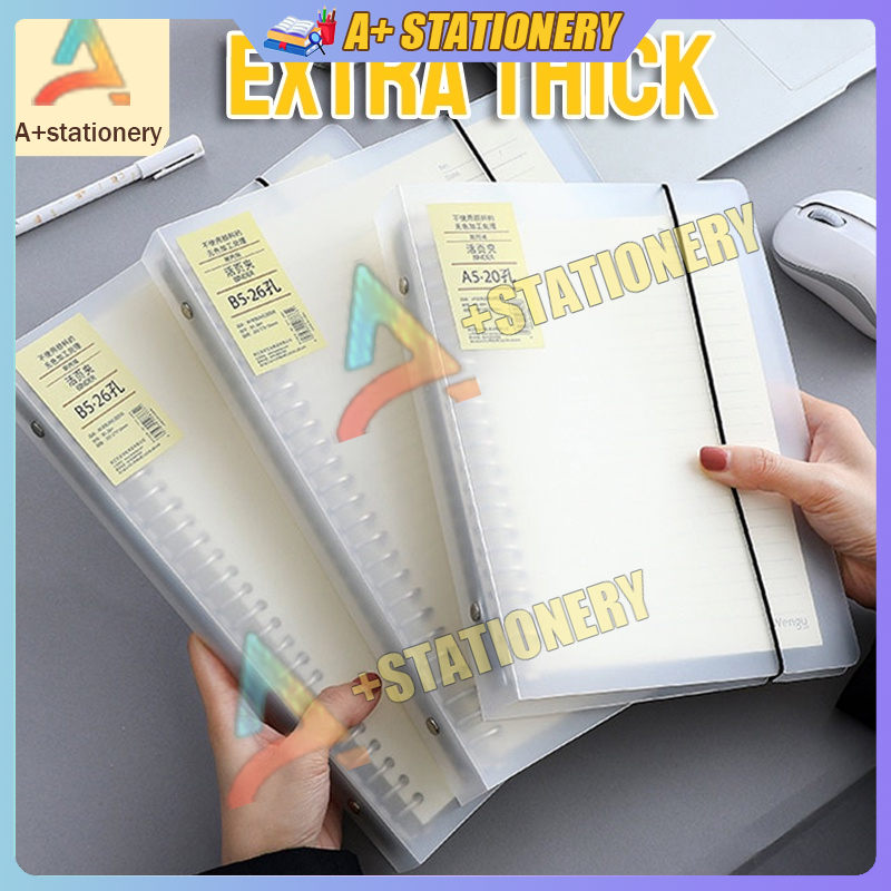 Notebook A5/B5/A4 Refillable Binder Cover Notebook Loose Leaf 60 sheets ...