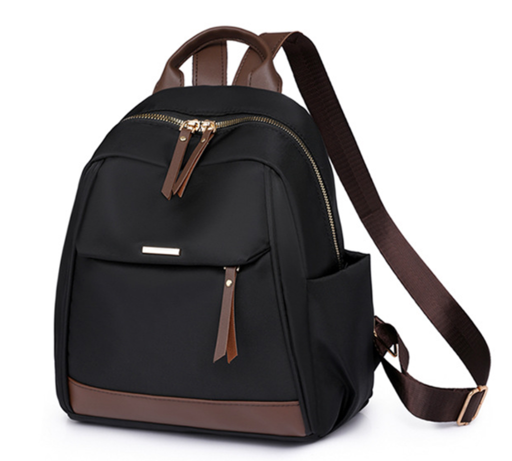 Mumu 9050 Nylon Women Back Pack College School Bag Waterproof Large ...