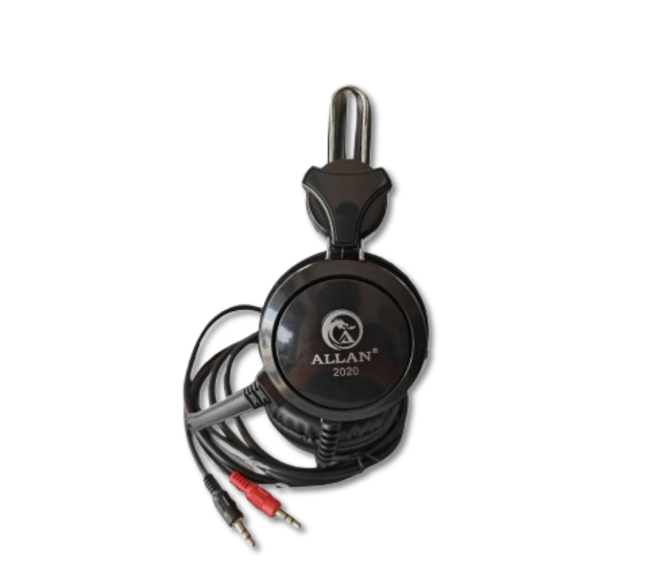 Allan Heavy Duty Gaming Headset With Mic Watch TV/ Listen Music Headset ...